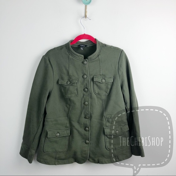 torrid | Jackets & Coats | Torrid Military Utility Olive Green Jacket ...